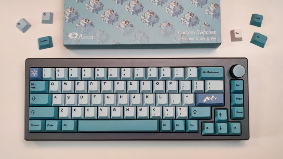 MODANA AKKO MOD008 Iceberg Edition Akko Snow Blue Gray POM