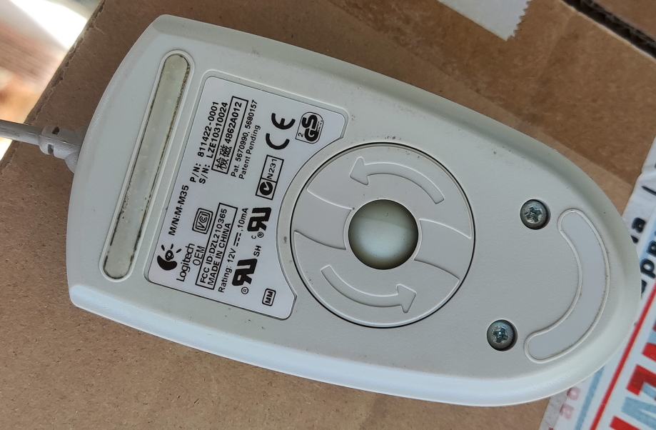 Retro serijski miš LOGITECH M35 serial mouse RS232