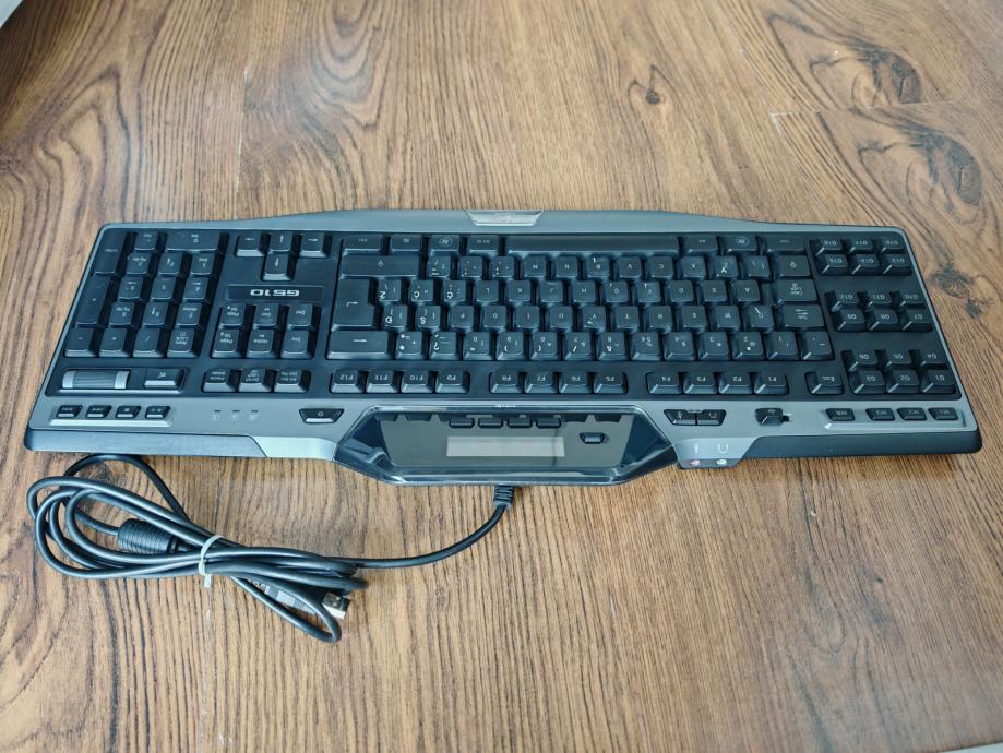 Tipkovnica Logitech G510 Gaming Keyboard, žična, USB, crna, očuvana.