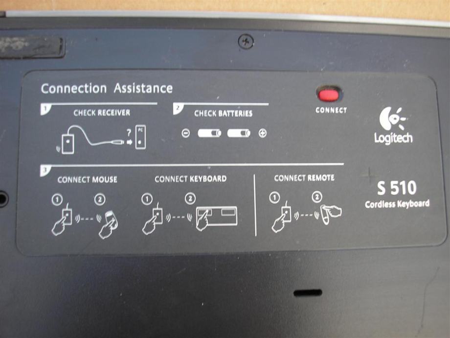 Tipkovnica logitech S510 bežićna BEZ PRIJEMNIK ADAPTERA