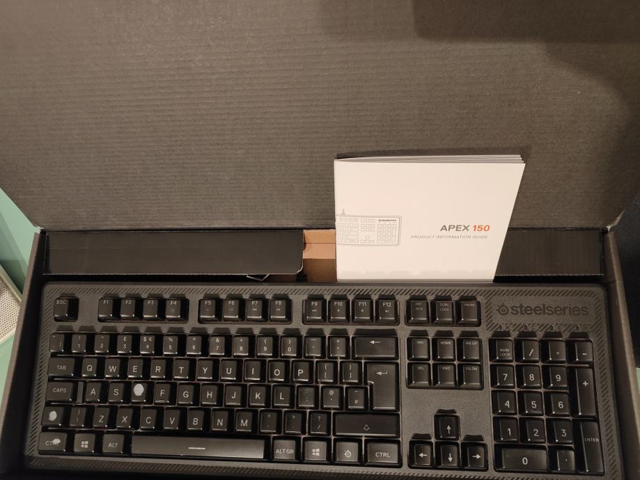SteelSeries Tipkovnica Apex 150, RGB, Full Size, UK Layout