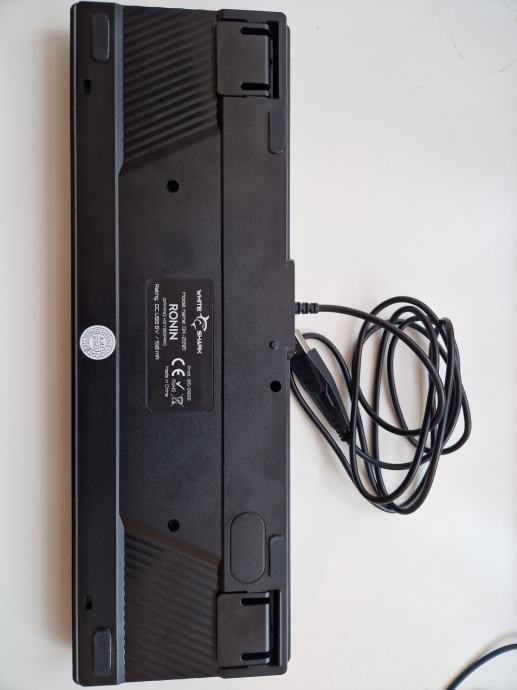 Tipkovnica WHITE SHARK GK-2201 Ronin, RGB, membranska