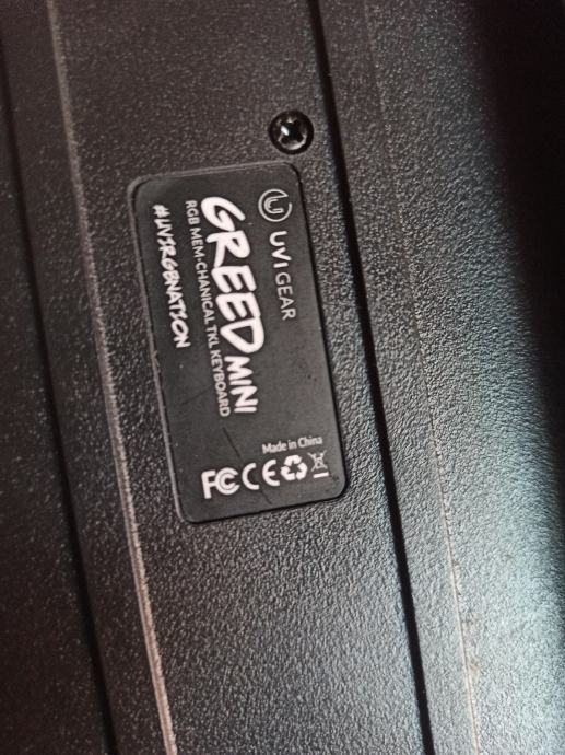 UVI GEAR GREED mini gaming tipkovnica