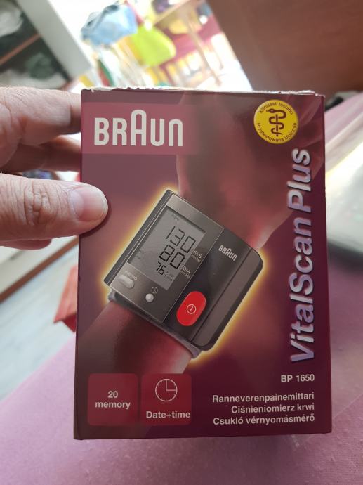 Braun vitalscan plus bp 1650