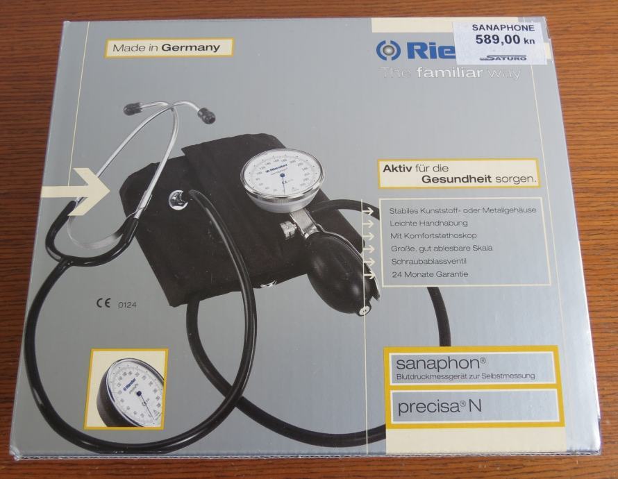 Tlakomjer Riester Sanaphon (analogni s integriranim stetoskopom)