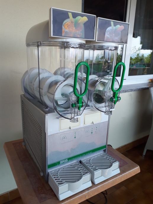 Slush aparat za granitu BRAS 2x 10 litara,kao nov,malo korišten