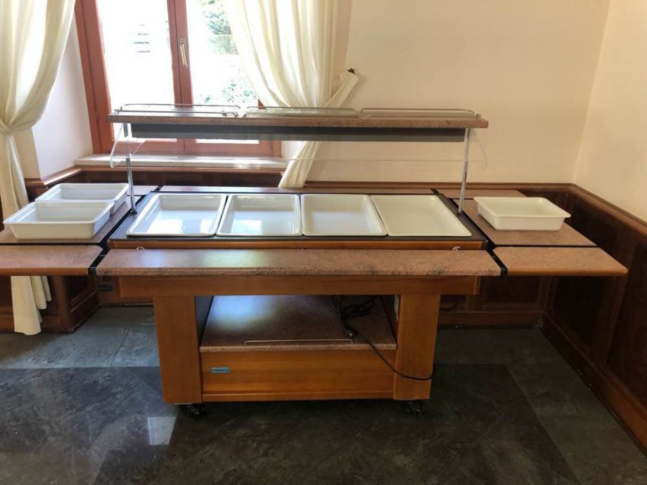 Vitrina hladni stol za dorucak buffet