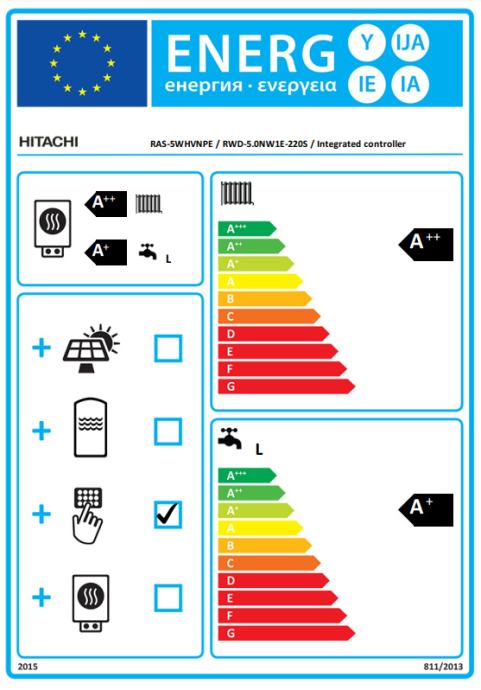 HITACHI Dizalica topline Yutaki S NT 14kW R410 RWM-5.0N1E unutar.jed.