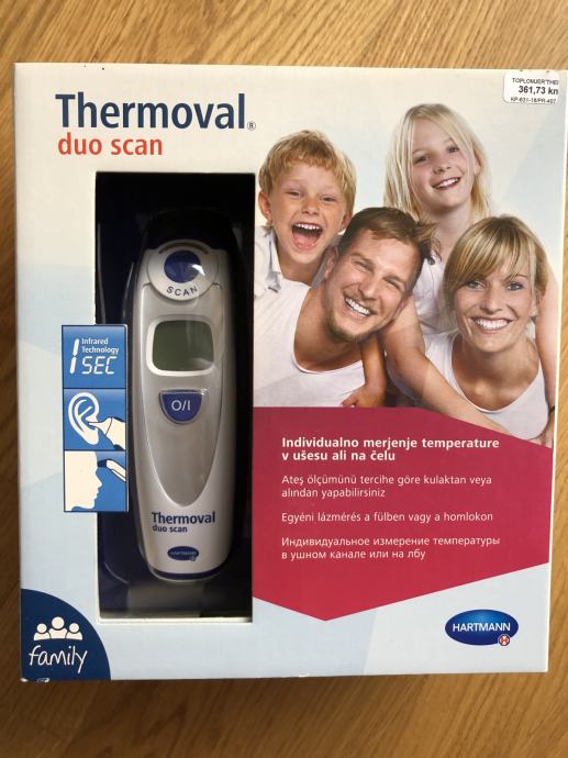 Thermoval Duo scan toplomjer