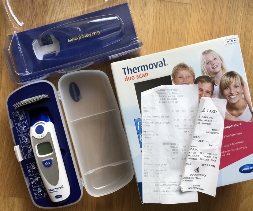 Thermoval Duo scan toplomjer