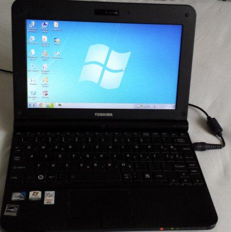 TOSHIBA NB250-101 s orig. WIN 7 + 2 poklona