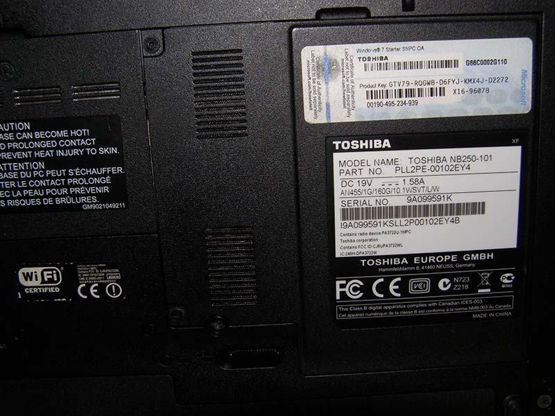 Toshiba NB250-101