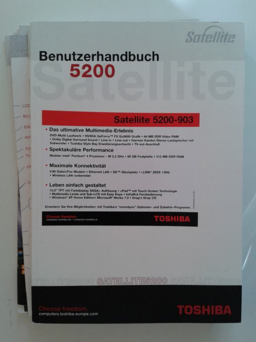 Toshiba Satellite 5200-903 notebook