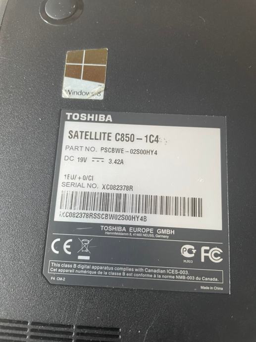 ***Toshiba Satellite C850