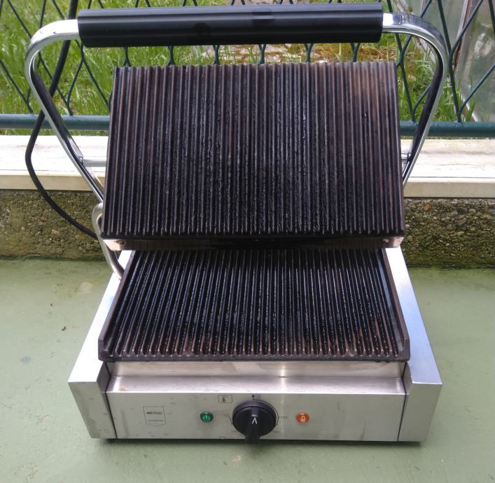 Ugostiteljski Profesionalni preklopni kontak grill toster