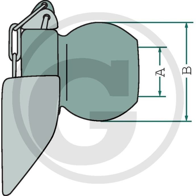 Kugla sa šeširom CAT. 1- 2 22 x 56