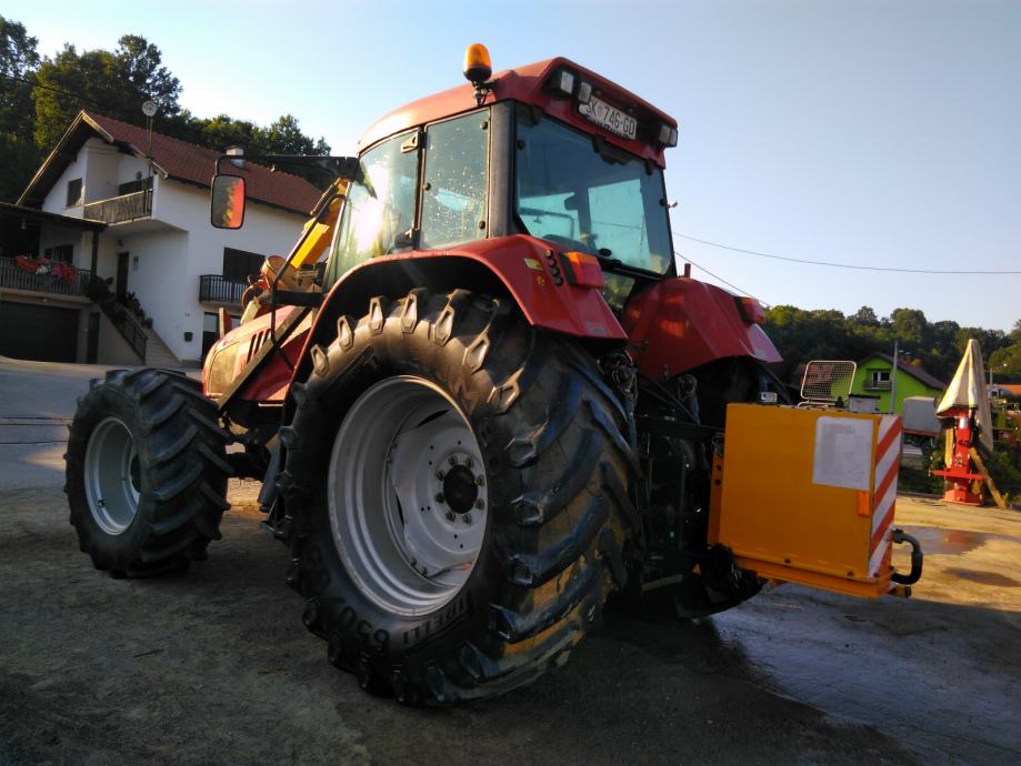 CASE 120 + kranski malčer Rasco + ralica za snijeg