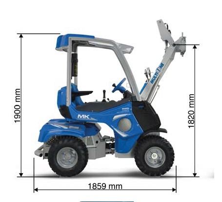 UTOVARIVAČ MULTIONE 2.2 SA TELESKOPOM I POGONOM 4 x 4