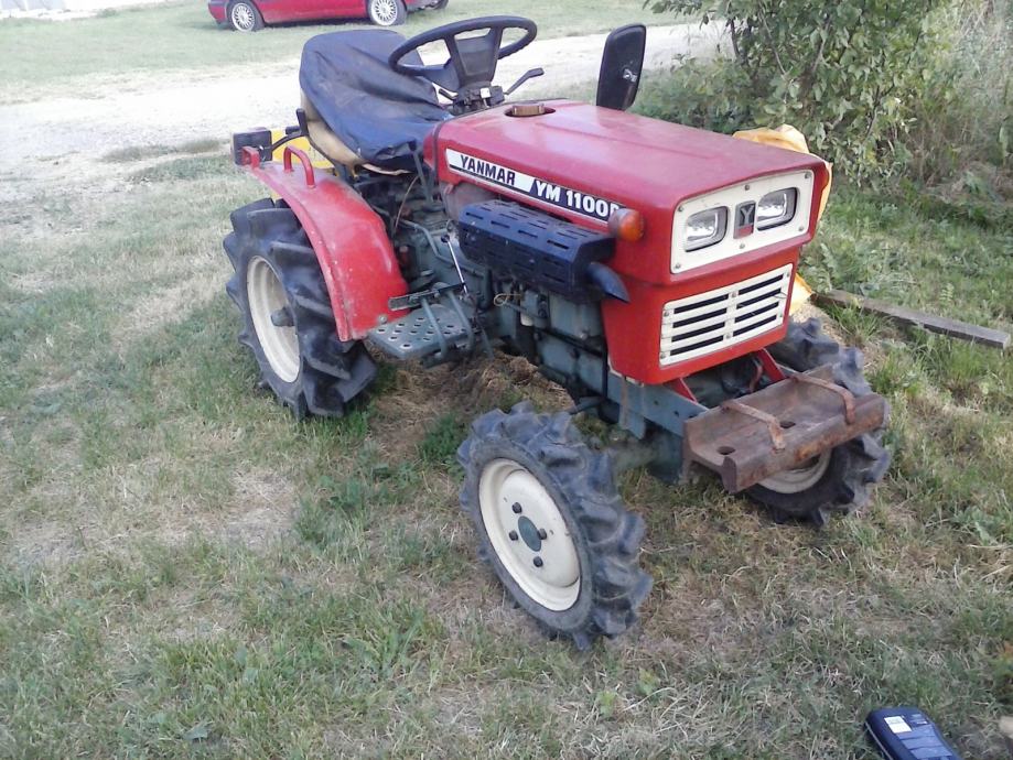 Traktor YANMAR 1100D,plug,freza,prikolica