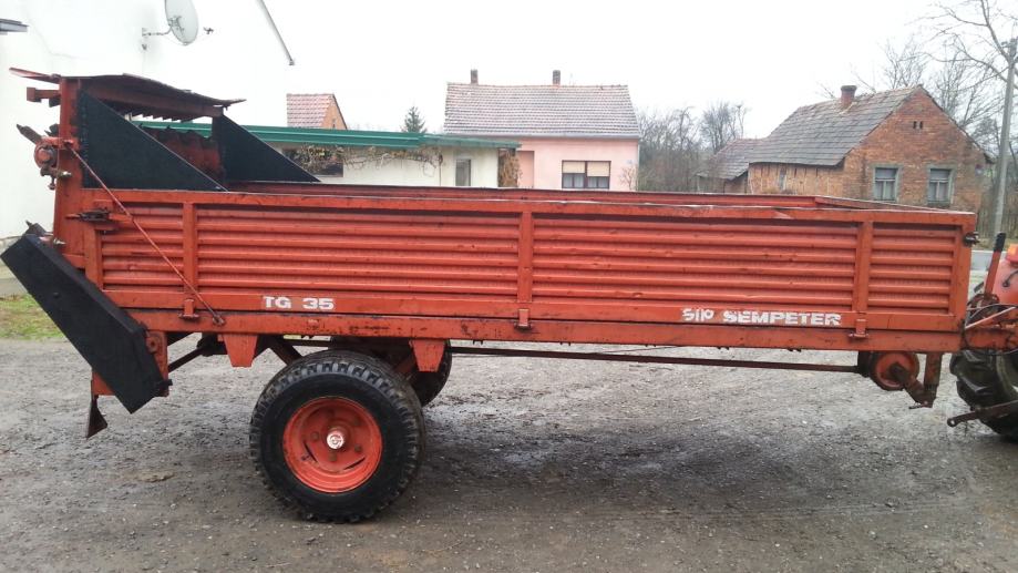 SIP TG35 - prikolica za gnoj