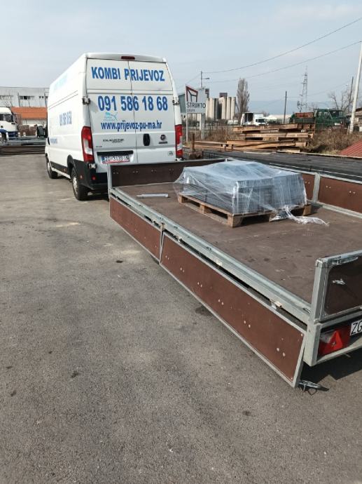 Prijevoz panela,cijevi,građe Zagreb Velika Gorica