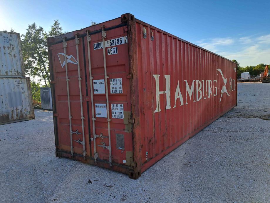 Brodski kontejner 12 metara 40ft High Cube DOSTAVA ZA ISTRU I RIJEKU
