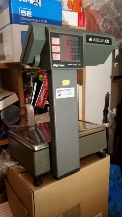 Trgovačka digital. vaga Digitron Buje di SKALA 2xLCD