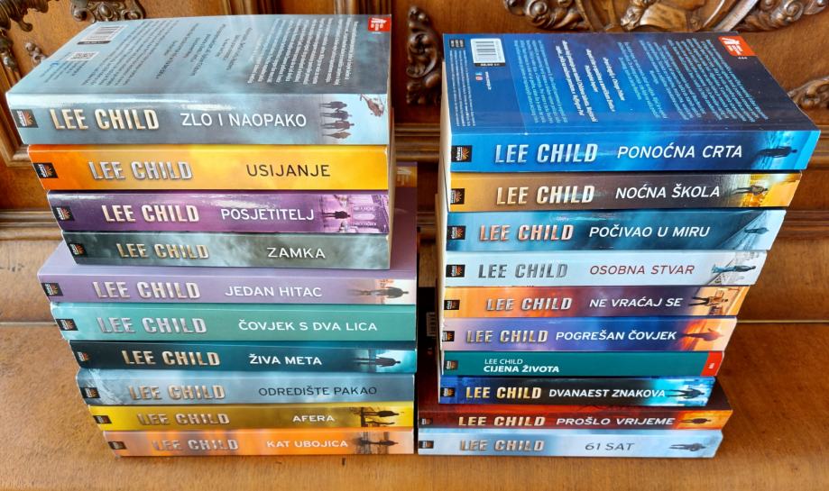 LEE CHILD: SERIJAL *JACK REACHER*, KNJIGE 1 - 20