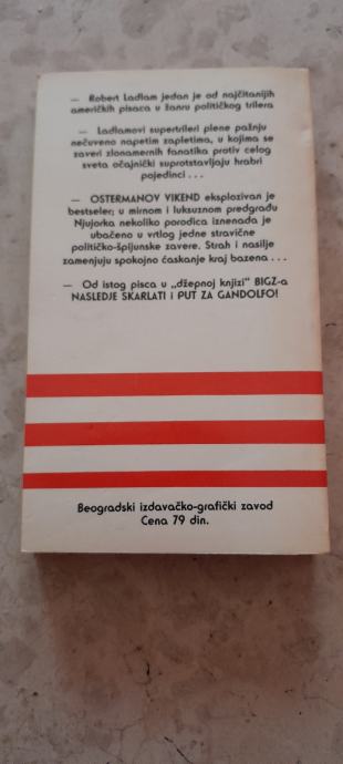 ROBERT LADLAM : OSTERMANOV VIKEND