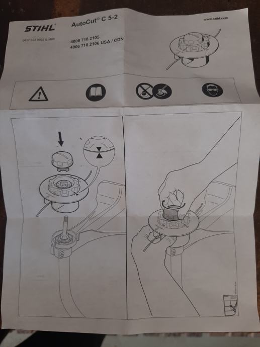 Dijelovi glave kose AutoCut C 5-2 za trimere STIHL