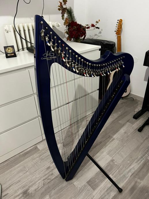Harfa Camac model Baby Blue - električna