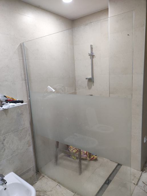 staklena stijena za tuš walk in š150x v200