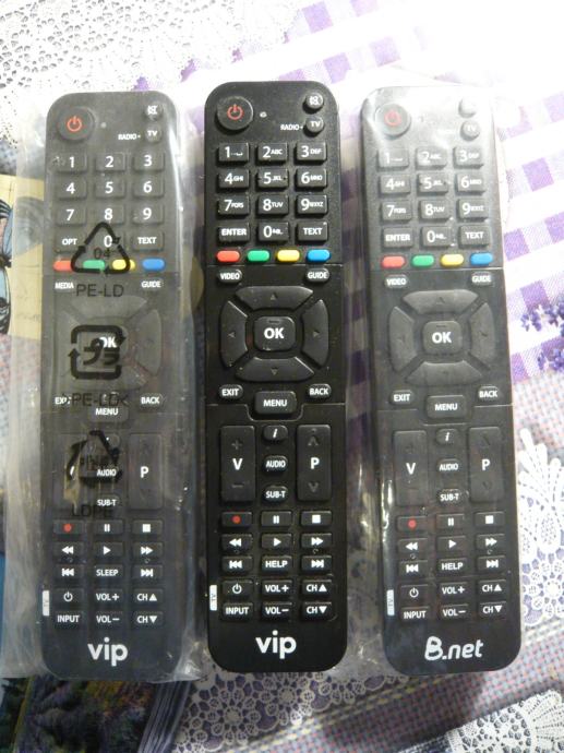 Daljinski upravljač za Bnet, Vip, A1