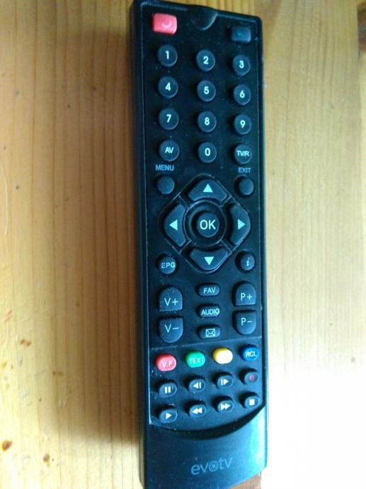 Daljinski upravljač za EVO TV receiver