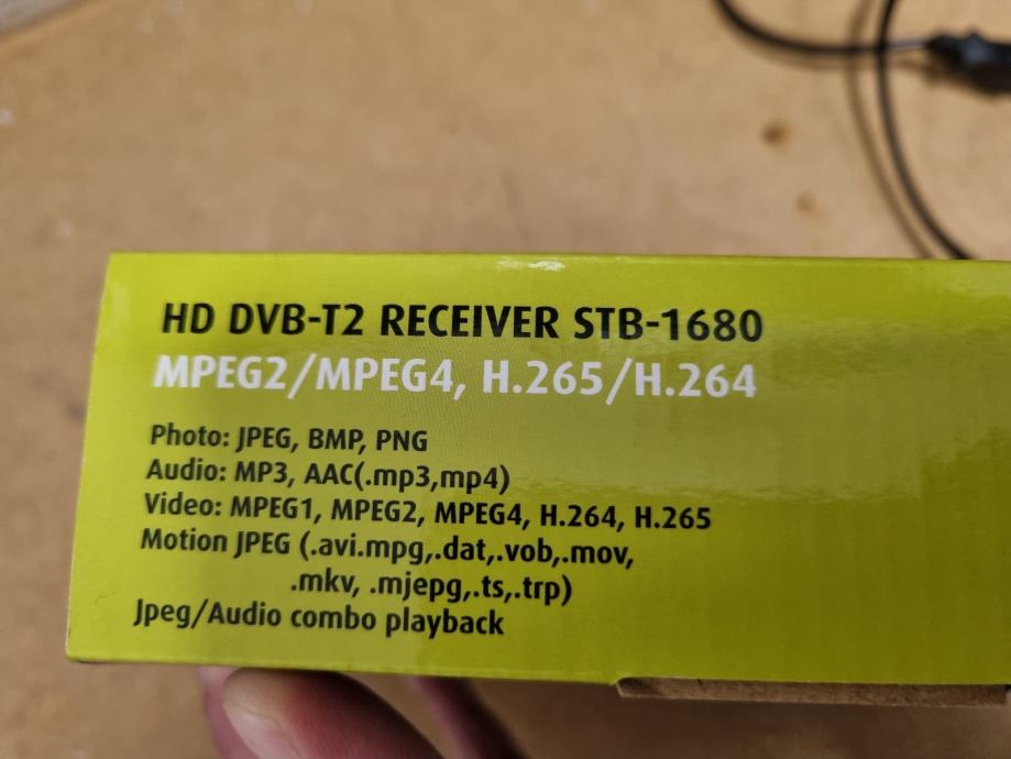 DVB-T2 Full HD prijamnik za zemaljsku televiziju MAX POWER - NOVO*