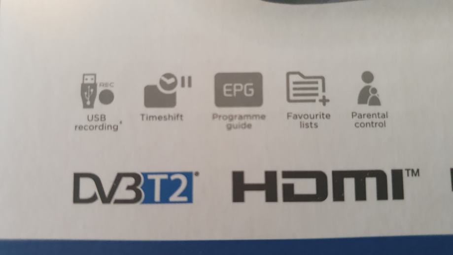 DVBT2 prijemnik, DVB T2 tuner, Strong SRT 8209, HEVC - NOVO!