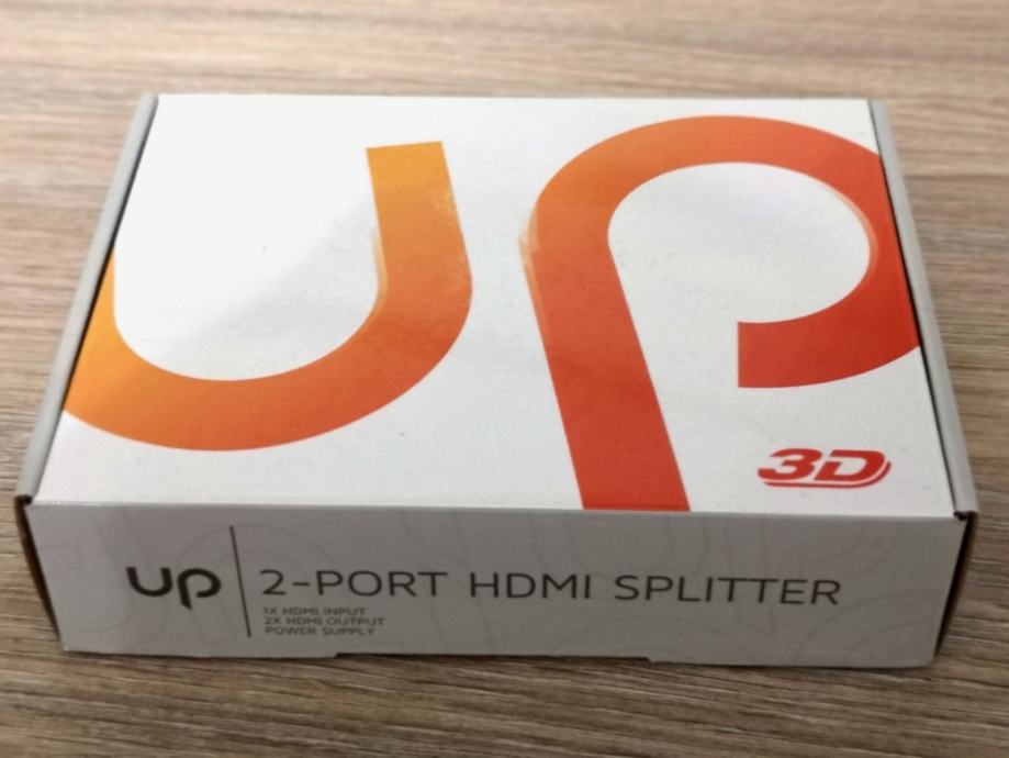 HDMI splitter/razdjelnik (1x ulaz,2x izlaza), 4K 30Hz, FullHD 60Hz, 3D