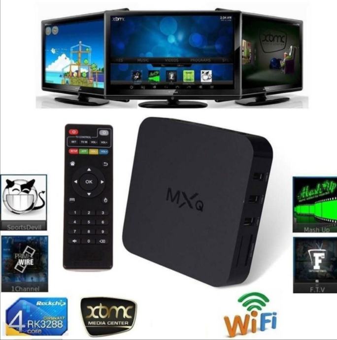 MAQ Quad 4 Core WiFi XBMC Kodi Full HD 1080P Smart Set TV Box