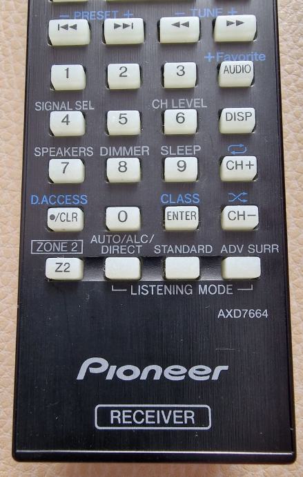 PIONEER AXD7664 daljinski