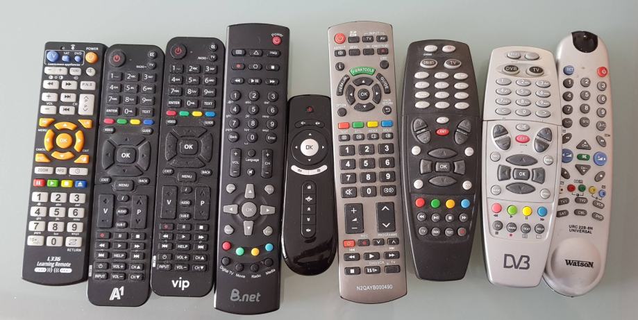 Razni daljinski upravljači