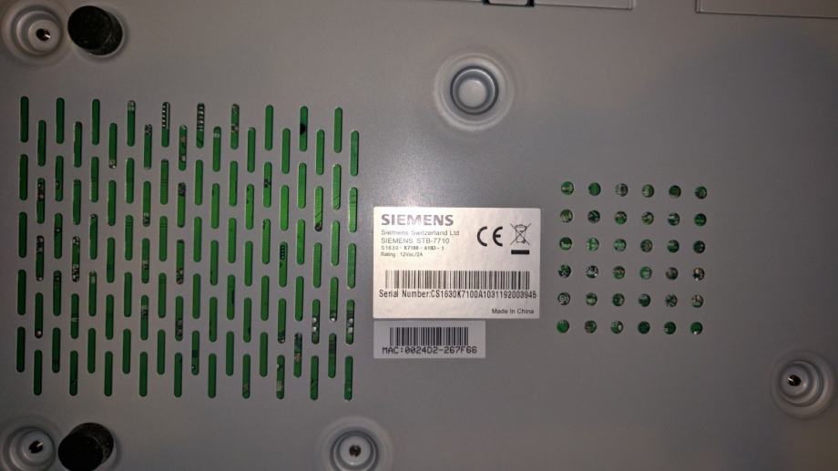 Siemens STB-7710 MaxTV