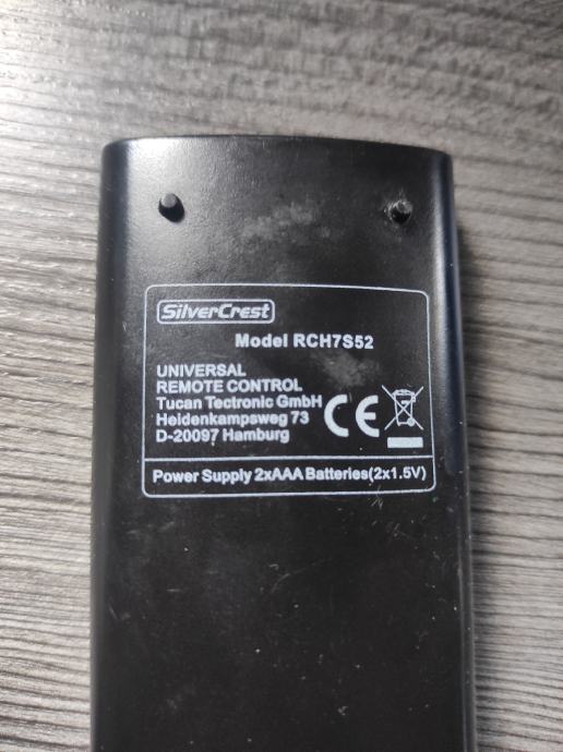 SilverCrest daljinski univerzalni