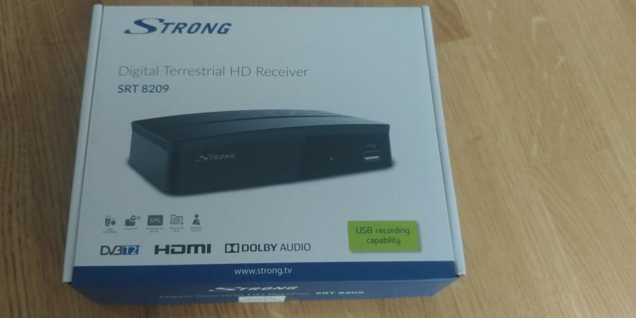 Strong DVB T2 receiver - SRT 8209