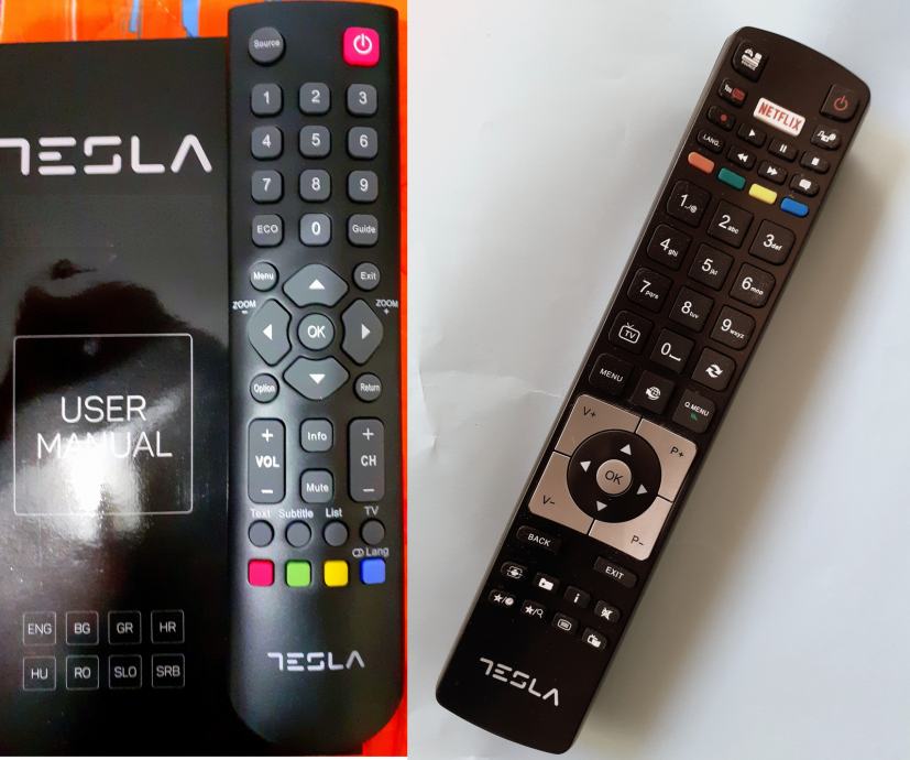 TESLA Daljinski TV za Lcd LED TV Daljinski upravljač za TV Tesla Novo
