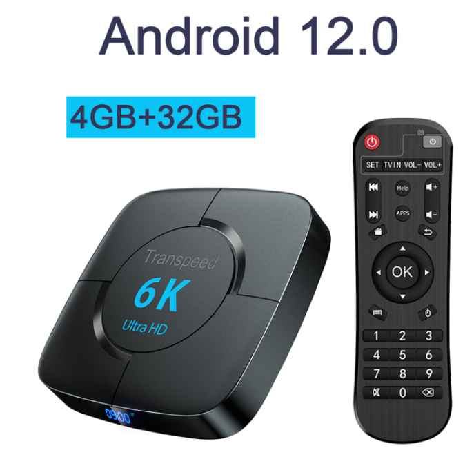 TV Box Transpeed Android 12.0 4GB RAM 32G