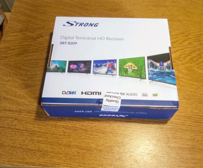 ***NOVO***TV tuner STRONG SRT 8209, DVB-T2 HEVC***