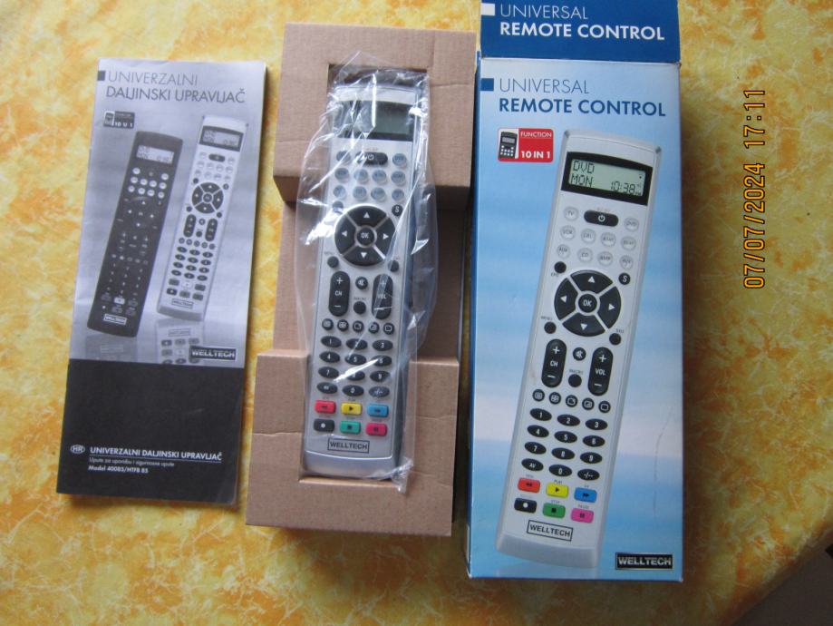 Univerzalni daljinski upravljači (Welltech) 3 kom.