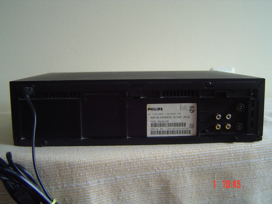 VCR PHILIPS VCR 296