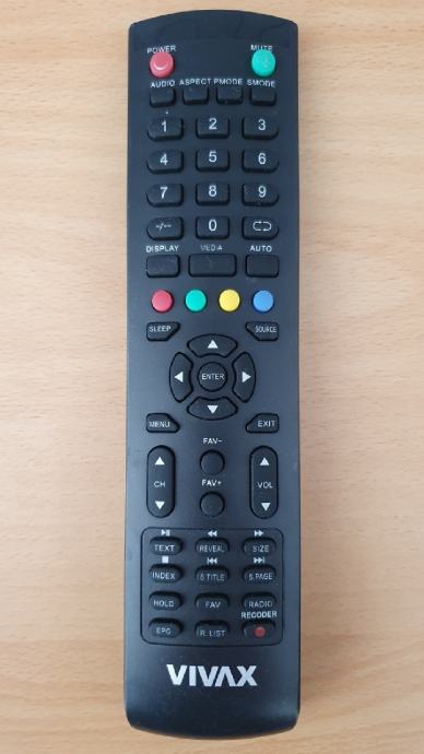 VIVAX - daljinski za TV