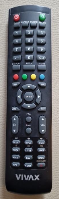 VIVAX - daljinski za TV